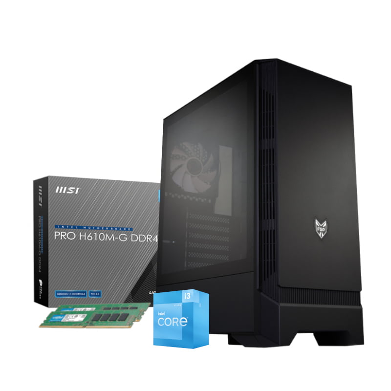 PCBuilder Intel i3 12100 ACCELERATOR Windows 11 FSP Gaming PC - Bundle ... PCBuilder Intel i3 12100 ACCELERATOR Windows 11 FSP Gaming PC - Bundle ...